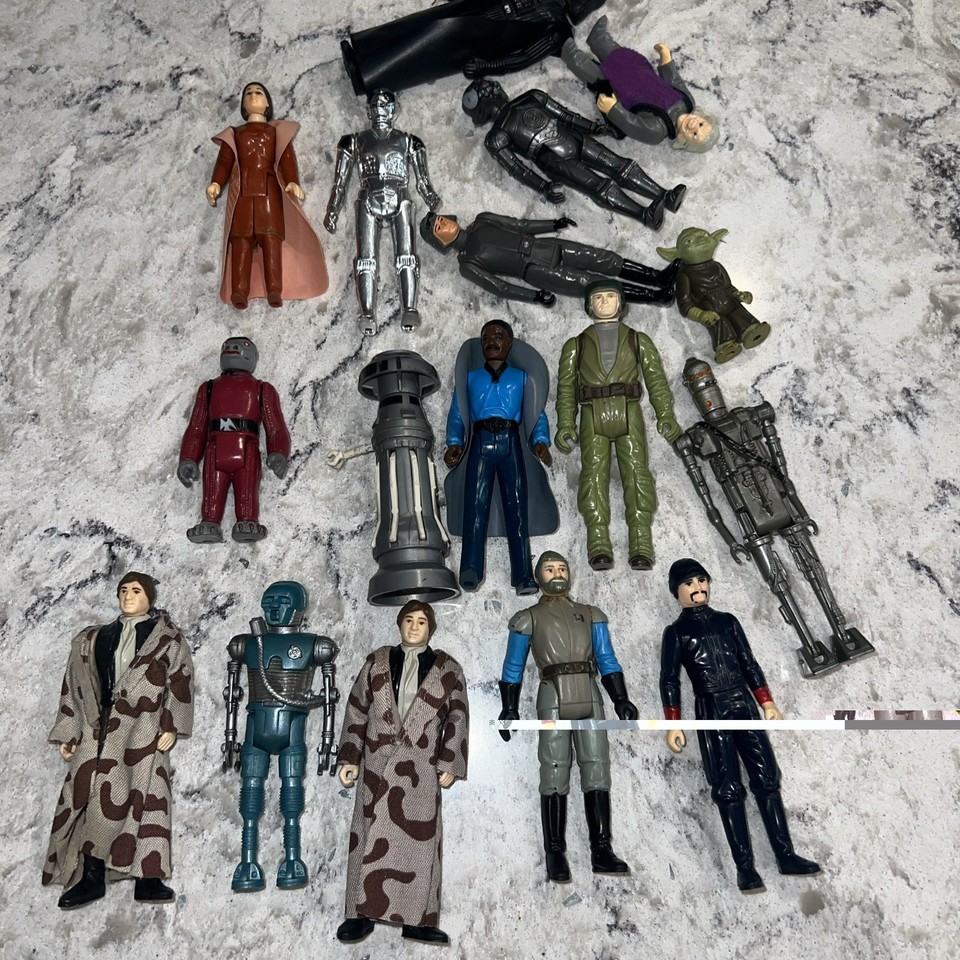 Vintage Kenner Star Wars Action Figure Lot 17 Original Figures | eBay
