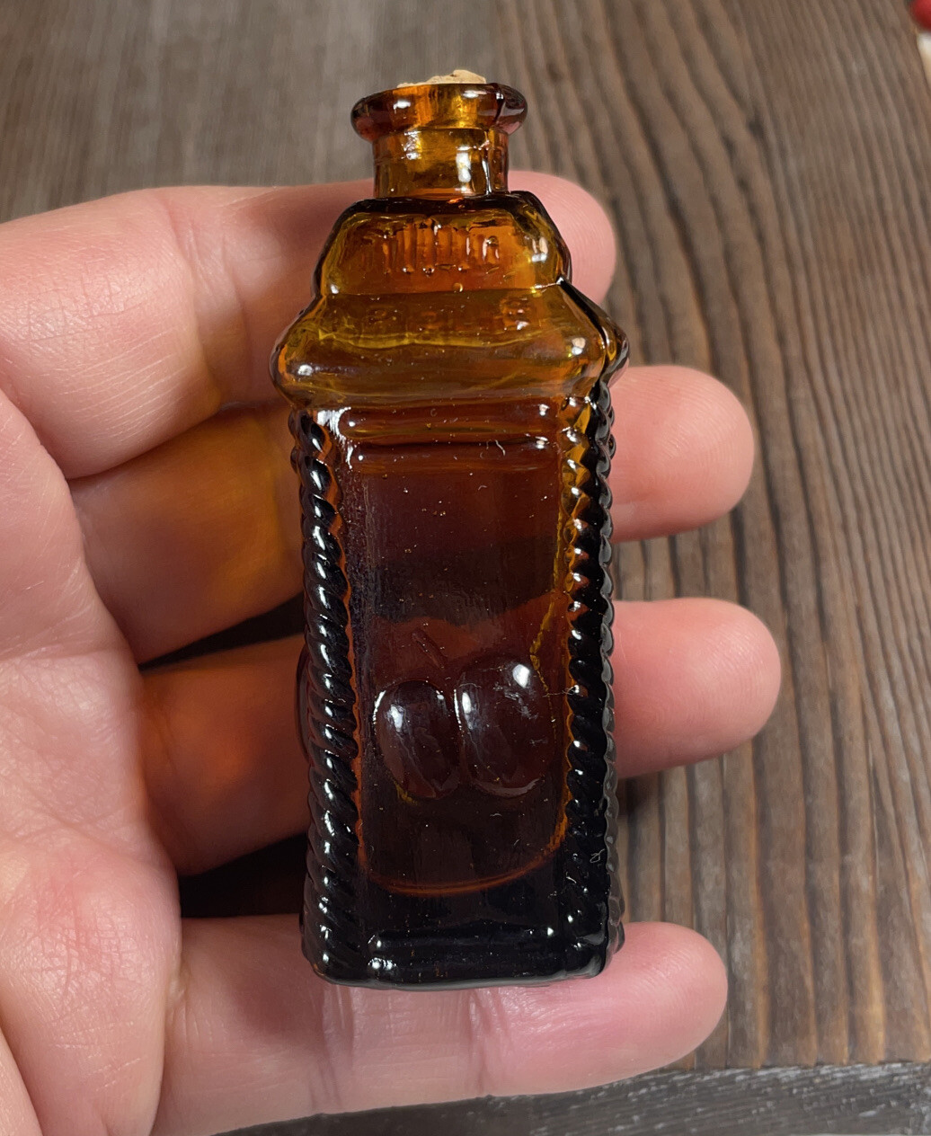 Vintage Phila Berrings Apple Bitters Amber brown Glass Apothecary ...