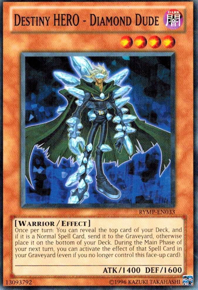 Destiny HERO - Diamond Dude X 1 RYMP-EN033 Common Yugioh | eBay