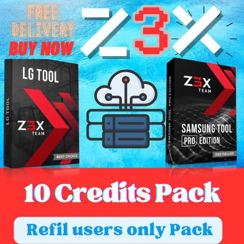 Z3X refill Credits | Samsung Tool Pro refill 10 Credits Pack | Instant ...