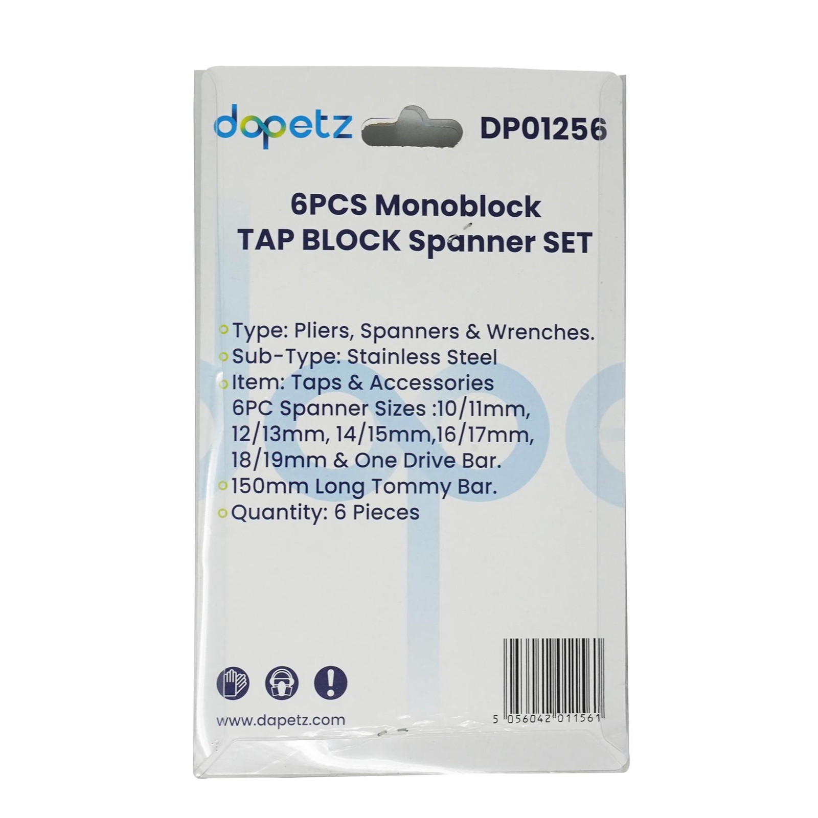 Tap Box Spanner Set Monobloc Plumber 10 11 12 13 14 15 16 17 18 19mm ...