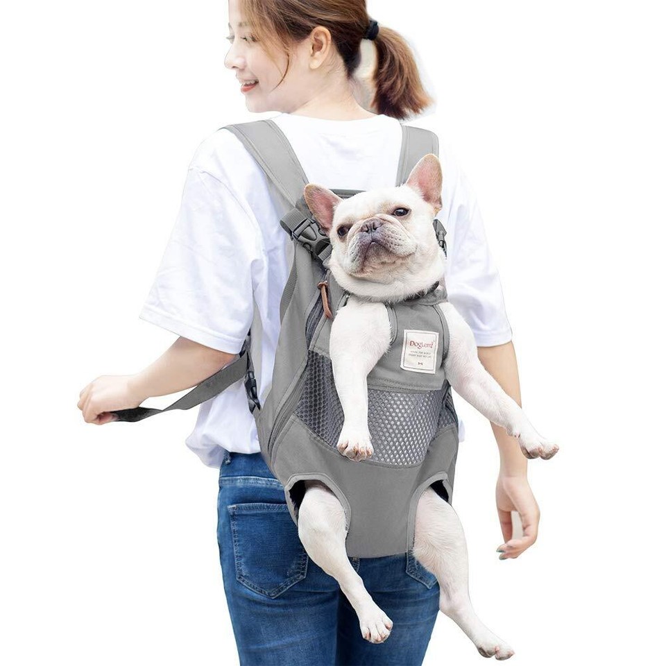 Dog Carrier Backpack Pet Front Carrier Backpack Legs Out Dog Chest ...