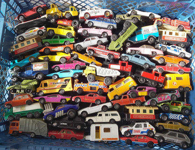 ORIGINAL VINTAGE DIECAST TOY JOB LOT LESNEY MATCHBOX SUPERFAST CARS ...