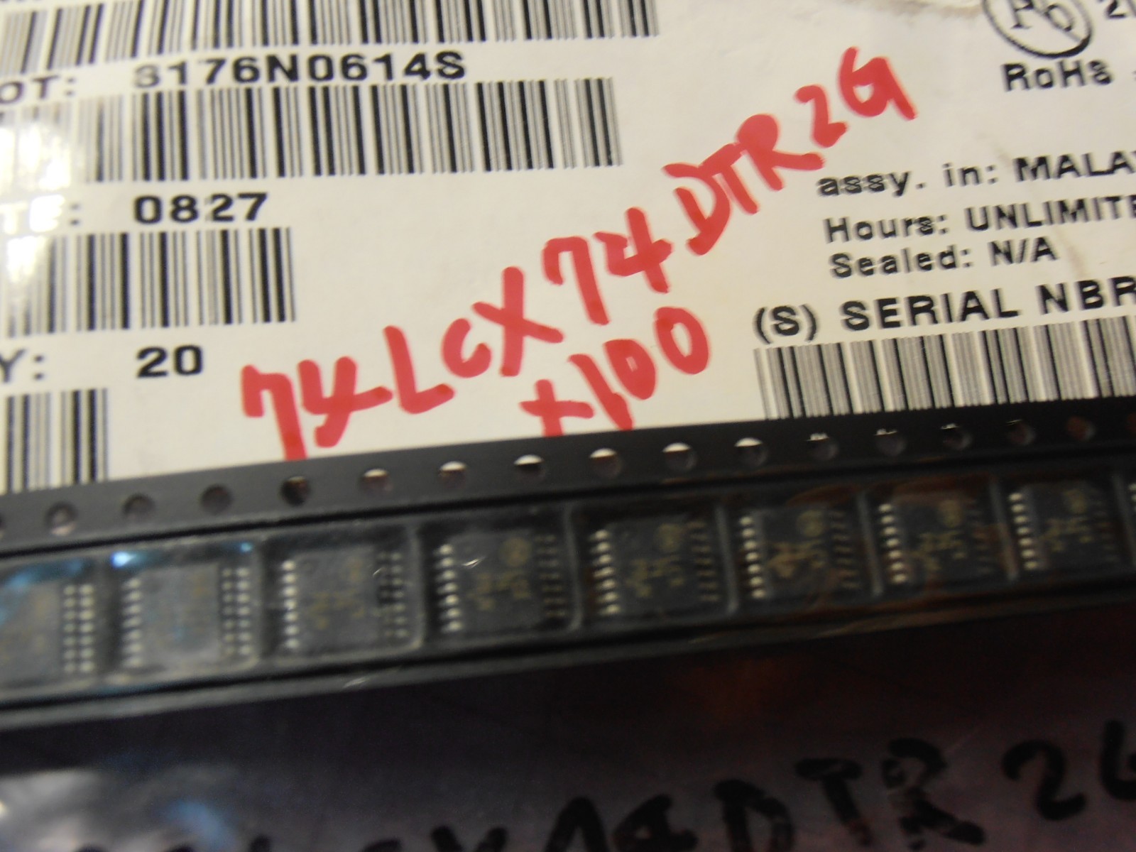 10x 74LCX06 74LCX07 74LCX14 74LCX245 74LCX573 74LCX74 TSSOP ON | eBay