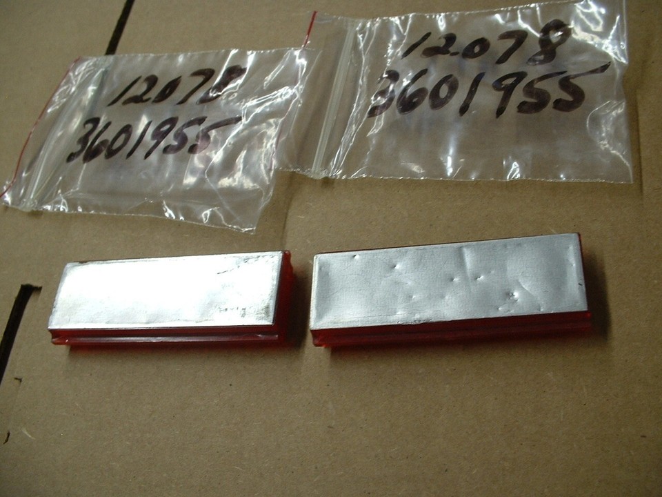 NOS 68 69 AMC RAMBLER AMERICAN PAIR REAR REFLECTORS MARKERS 3601955 ...