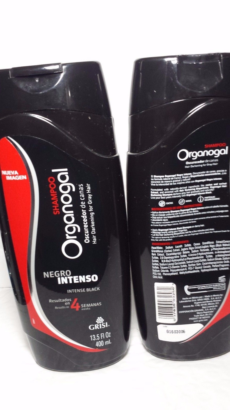 2 SHAMPOO ORGANOGAL GRISI 13.5 FL OZ EACH HAIR DARKENING | eBay