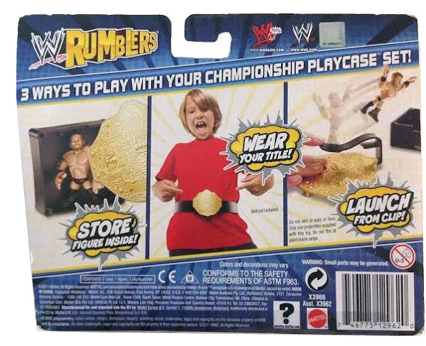 WWE Wrestling Rumblers Exclusive RANDY ORTON Mini Figure Championship ...
