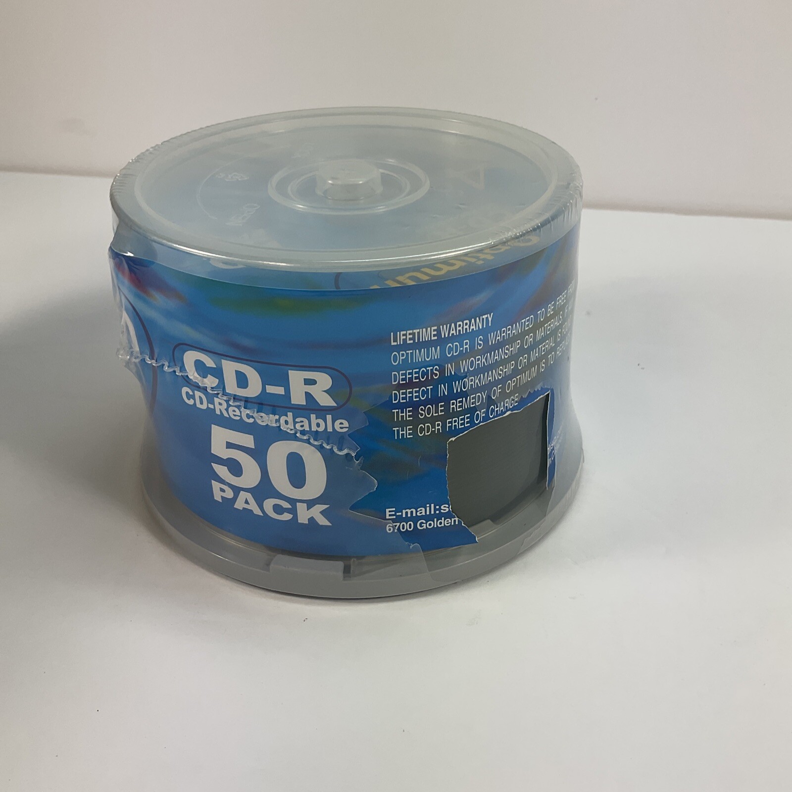 NEW Optimum CD-R Spindle 50 pack 700 mb 52x 80 min Recordable FACTORY ...