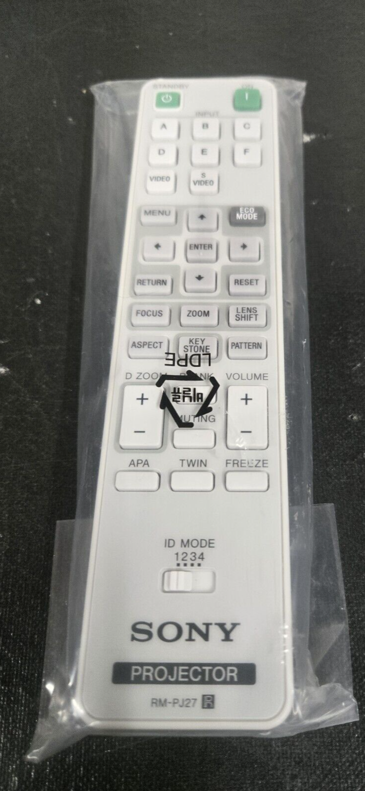 Sony Projector Remote Control Rm-pj27 Genuine OEM for sale online | eBay