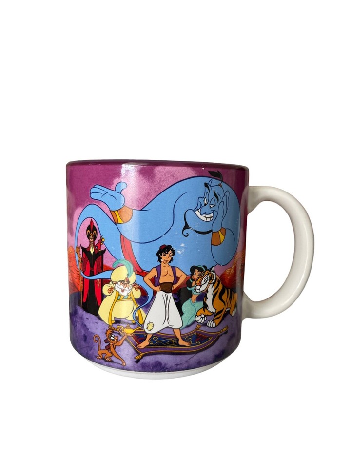Disney Aladdin Genie Coffee Mug Retired Design Souvenir Ceramic Coffee ...