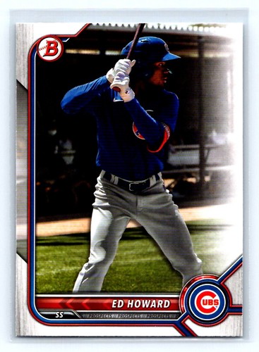 2022 Topps Bowman Prospect Ed Howard Chicago Cubs #BP-64 | eBay