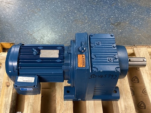 SEW Eurodrive,R87DRE100LA,3 HP Gear Reducer Ratio 47.58 Torque 1550 ...
