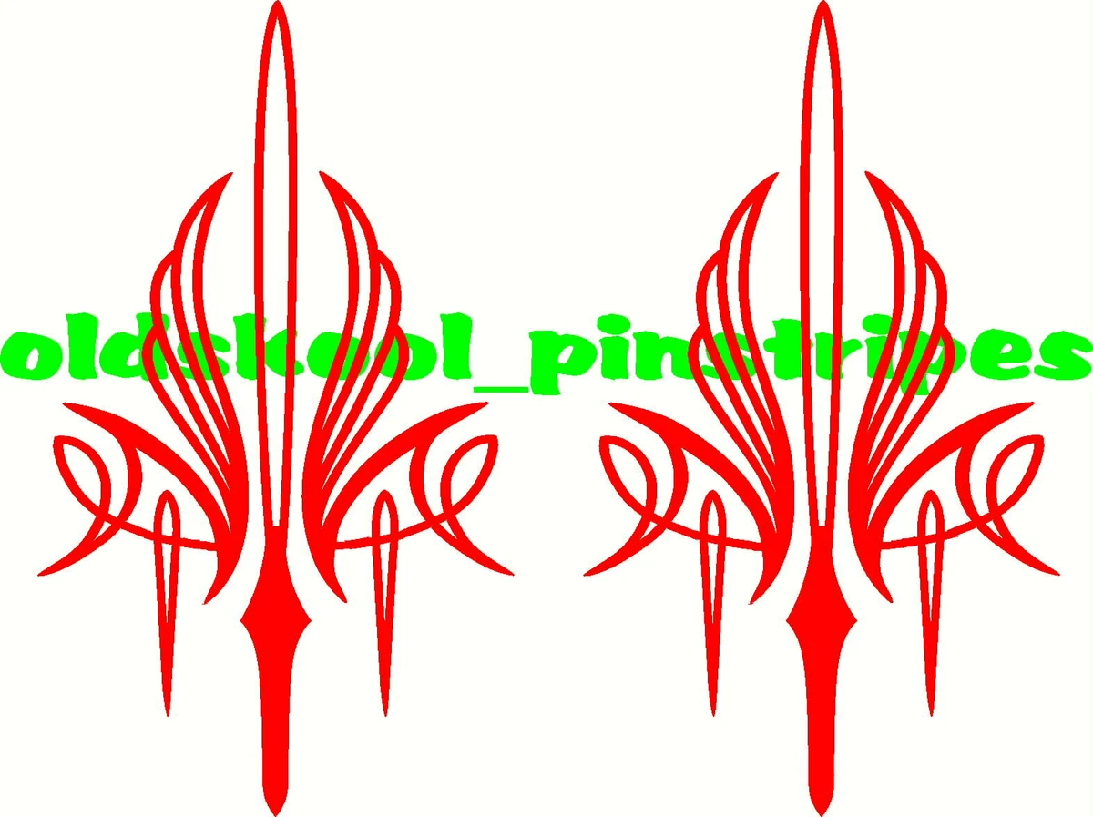 Simple Old School Pinstriping Designs
