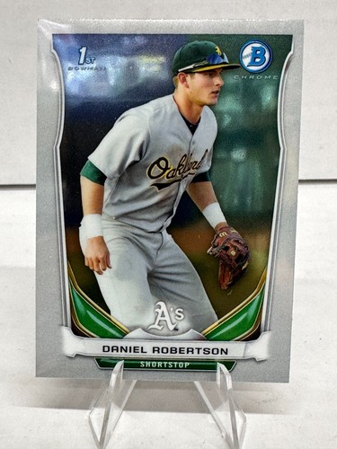 2014 Bowman Chrome Prospects 1st Card #BCP36 Daniel Robertson Oakland ...