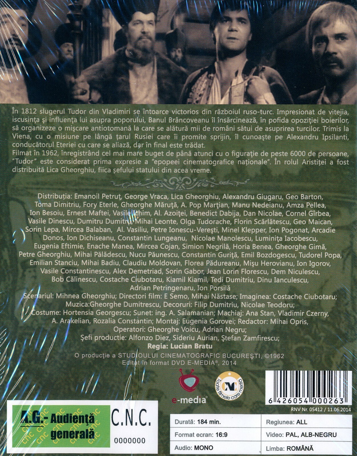 Romania Film DVD Movie TUDOR VLADIMIRESCU | eBay