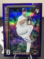 2025 Topps Update Series - Bryan Sammons #US198 Orange Rainbow Foil /25 ...