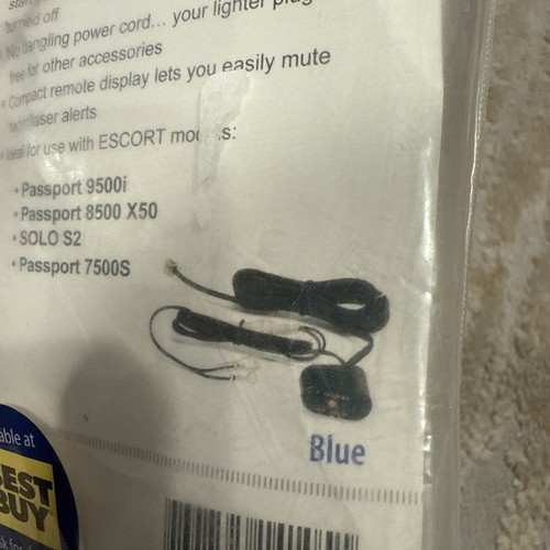 Passport Escort Radar Smart Cord Direct Wire W Mute Red LED NEW ...