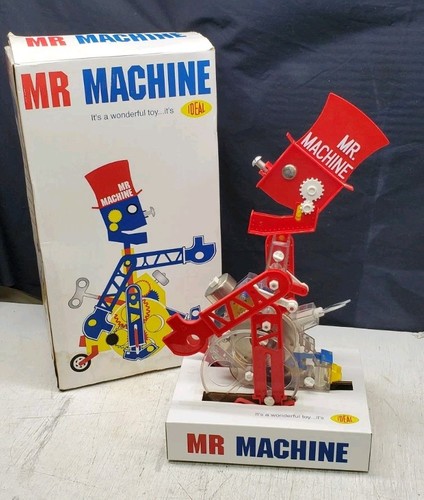 Mr. Machine Ideal Toy Walking Robot- 2004 Edition- In Box Works Great ...