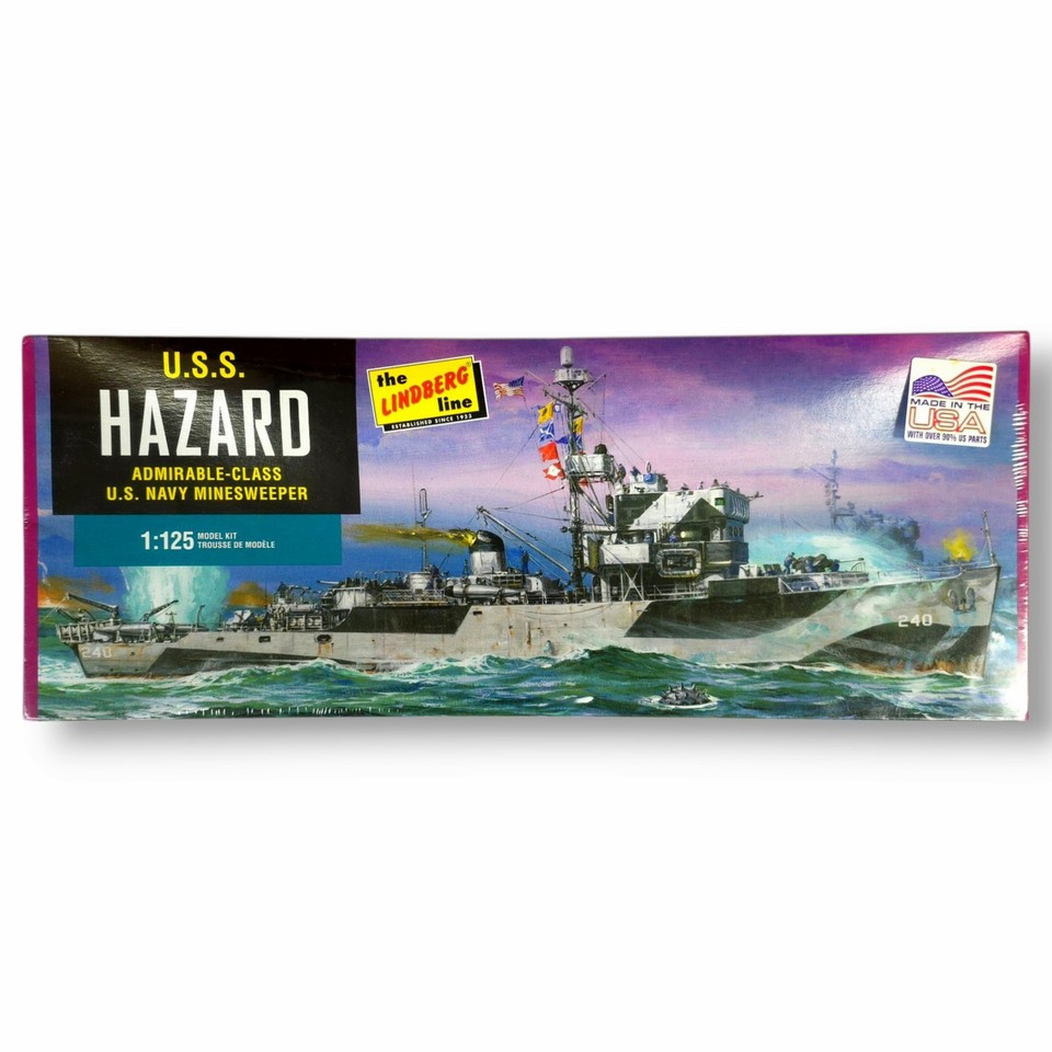 Lindberg U.S.S. Hazard Admirable-Class U.S. Navy Minesweeper 1:125 ...