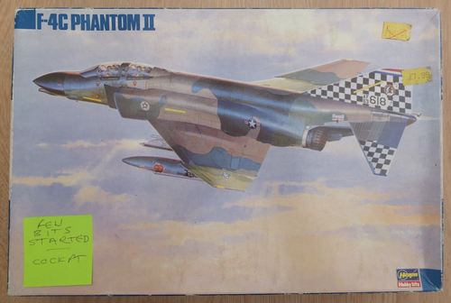 HASEGAWA KA4 - McDONNELL DOUGLAS US F-4C PHANTOM II - 1/72 KIT FEW BITS ...