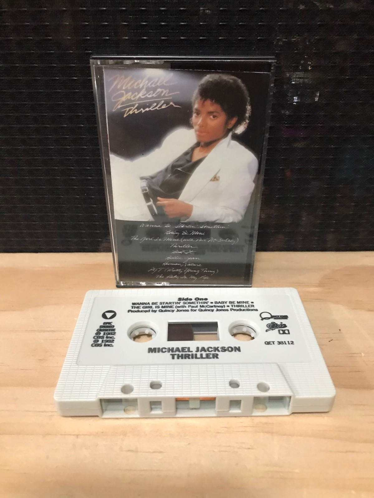Michael Jackson Thriller Cassette Tape 1982 Epic CBS Vintage ...