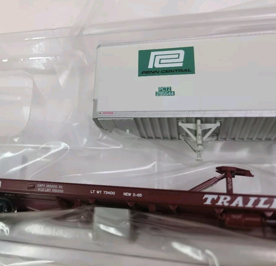 Athearn Genesis HO 69606 89' F89f Flatcar W/40' Trailer Train TTX ...