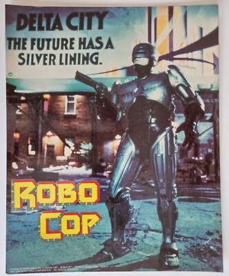 Print - ROBOCOP Delta City Athena International London 1987 Vintage ...