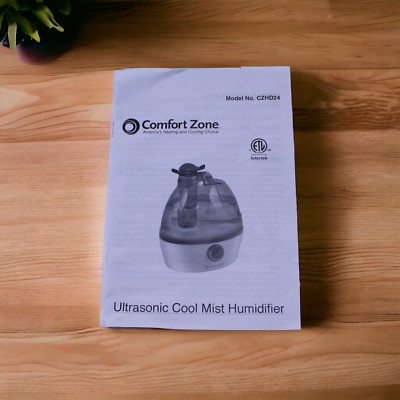 Intertek Comfort Zone Ultrasonic Cool Mist Humidifier Manual Model No ...