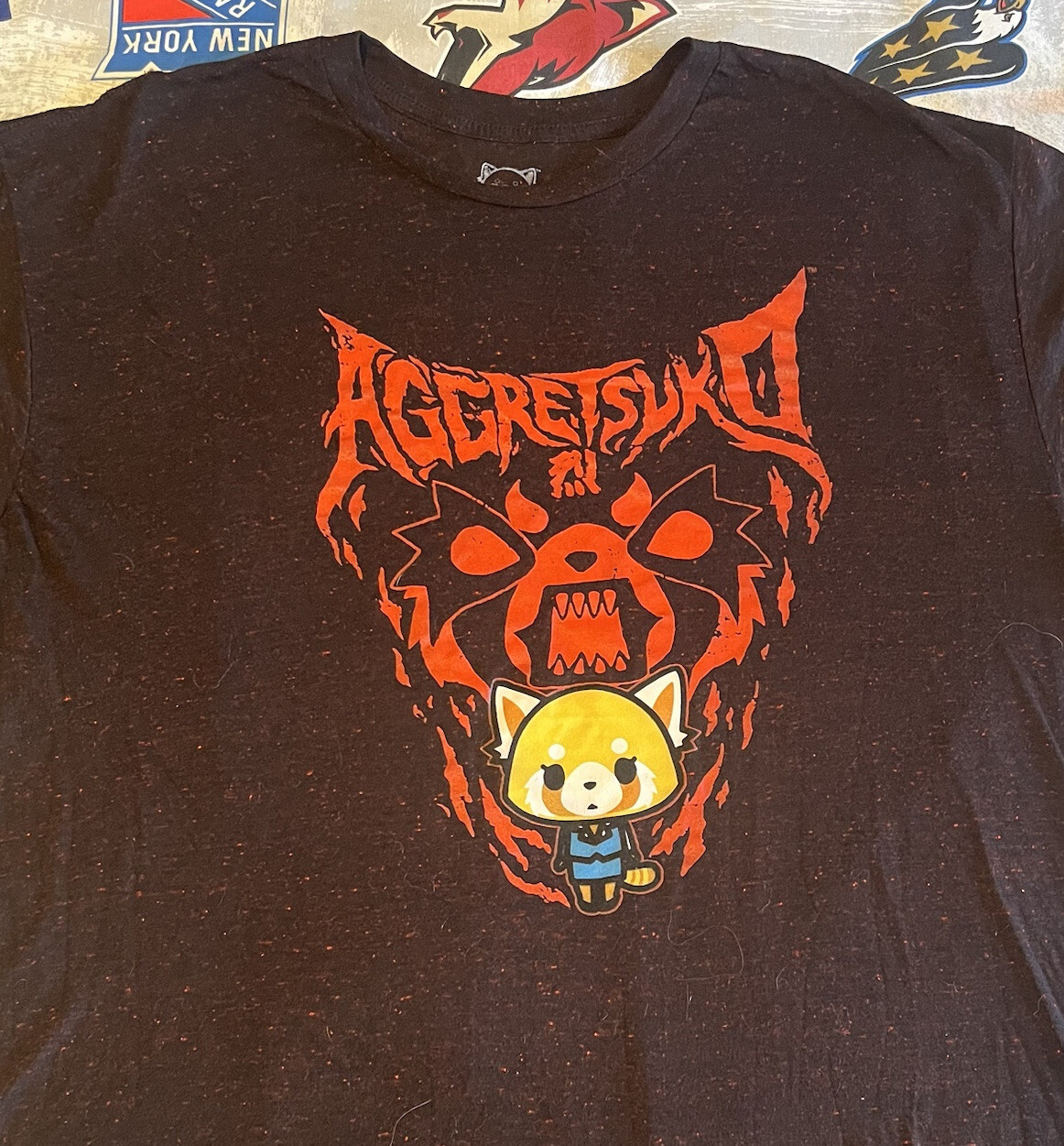 Aggretsuko Sanrio Horror Halloween Men's XXL T-Shirt - Gem