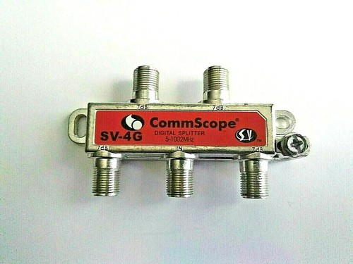 NEW Commscope SV4G 4-Way Digital Splitter 5-1002MHz Coaxial Cable ...