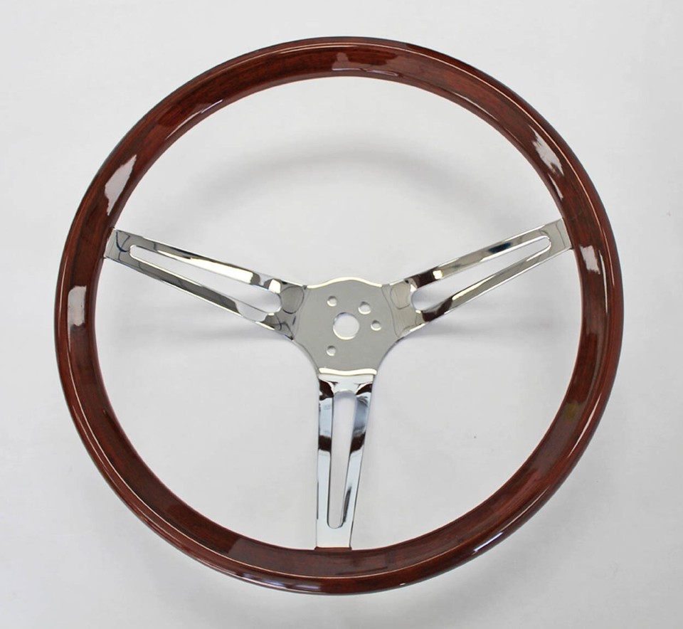 69-93 Pontiac Grand Prix GTO Firebird Mahogany Wood Steering Wheel High ...