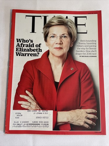 2015 July 20, TIME Magazine, Who’s Afraid of Elizabeth Warren? (CP61 ...