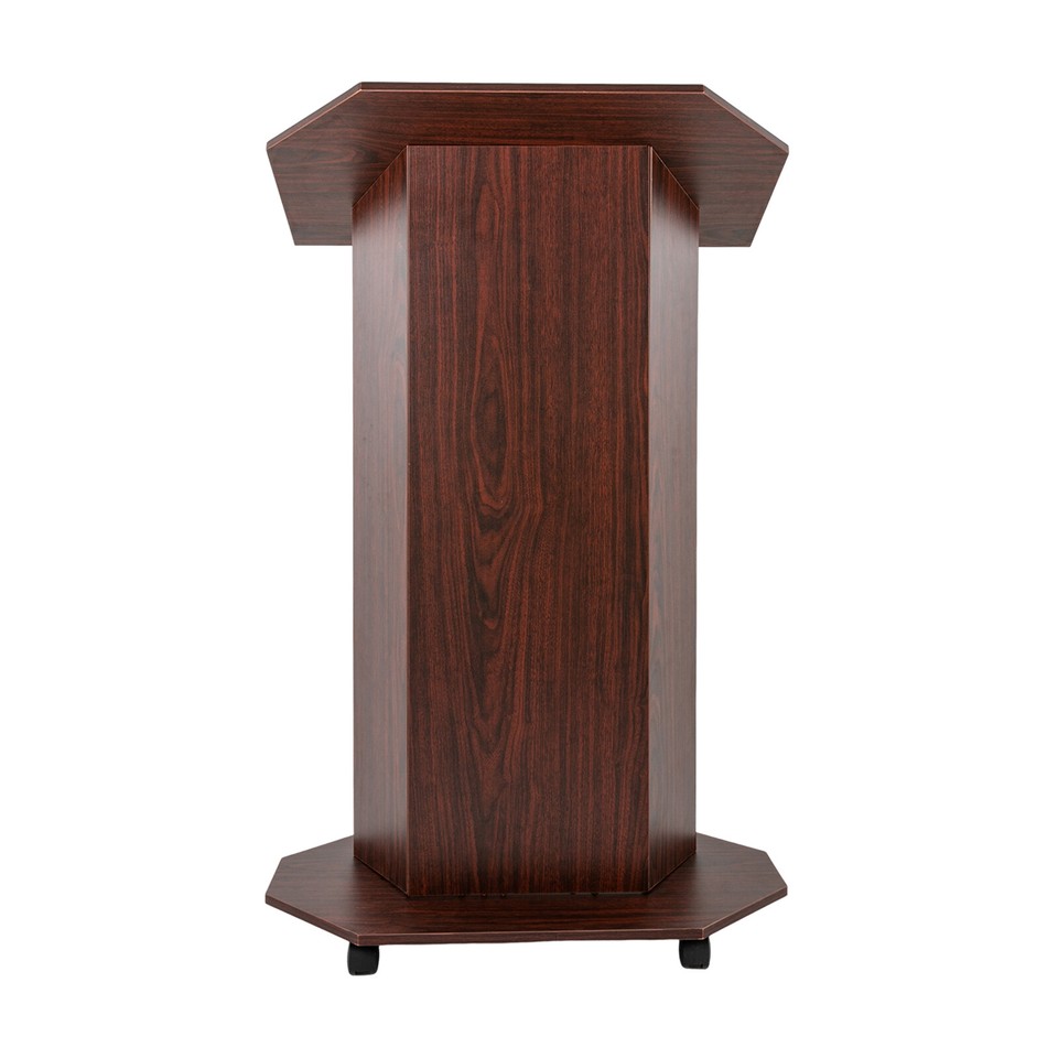 46" Woood Podium Conference Pulpit Podium Speech Church Lectern Stand ...