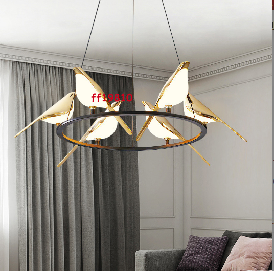 Bird Chandelier Dining Room