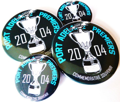 PORT ADELAIDE 2004 - Retro Premiership Badges & Magnets - Grand Final ...