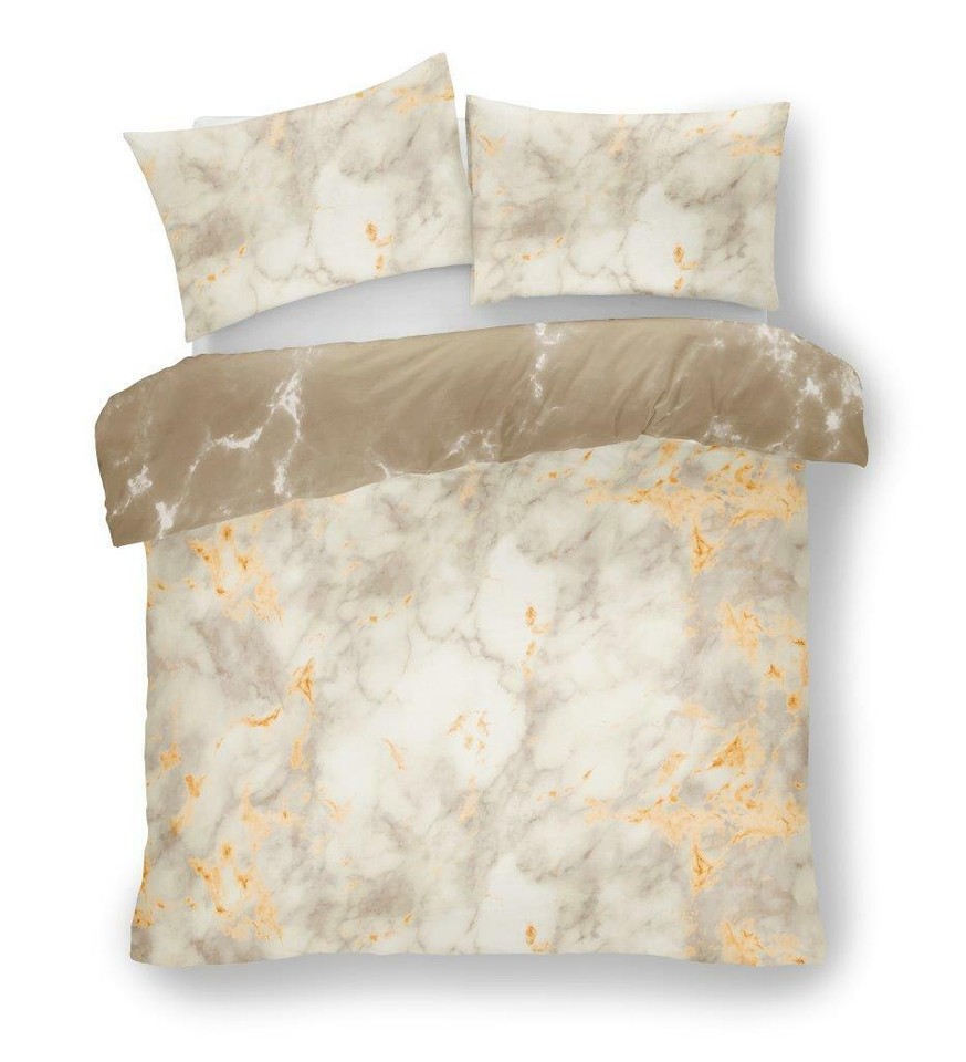 Marble Effect Duvet Set Luxury Comfortable Bedding Sets Quilt Pillow ...