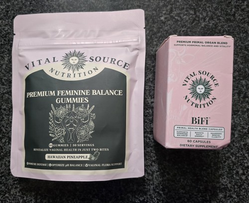 Vital Source Nutrition Premium Feminine Balance Gummies and BiFi ...