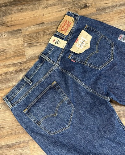 Levi's Jeans Men's 42x36 Denim 501 Original Fit Big & Tall Straight ...