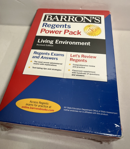 Barron's Regents NY Regents Living Environment Power Pack Revised ...