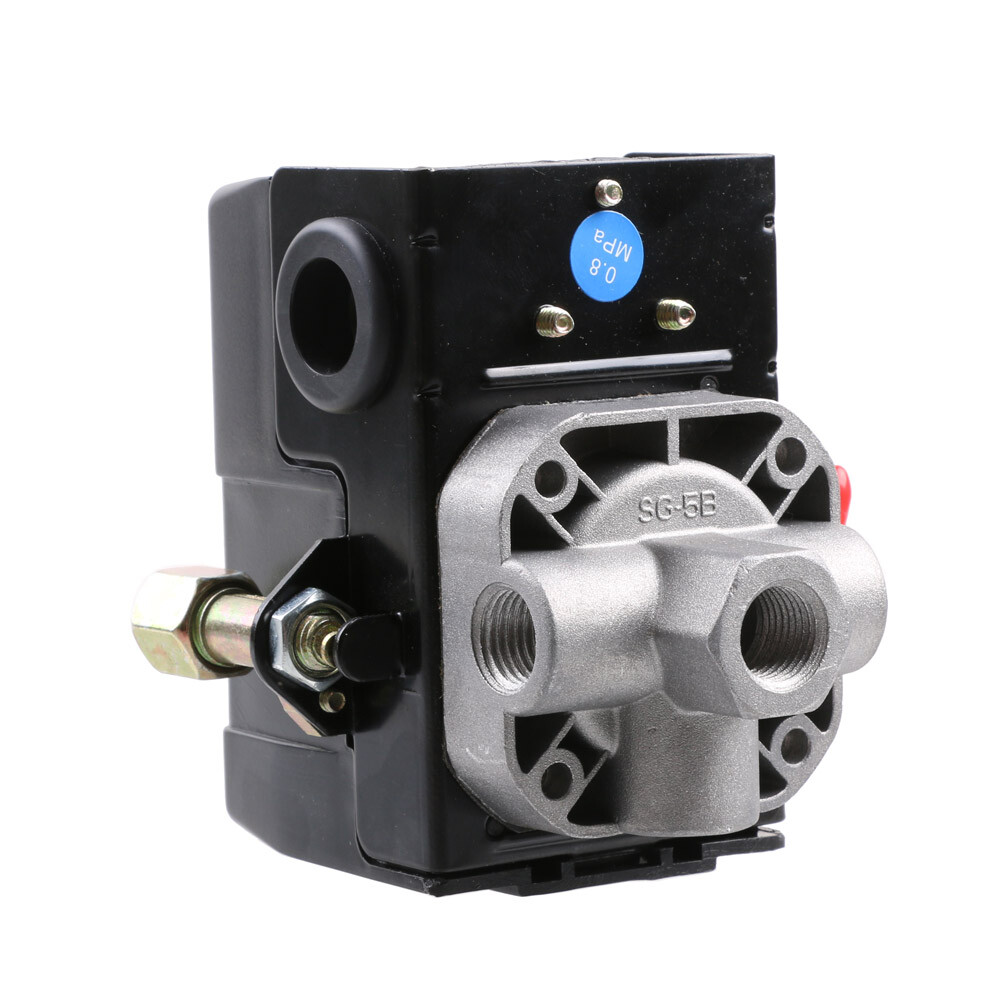 95-125 PSI Universal 240V 4 female Port Air Compressor Pressure Control ...