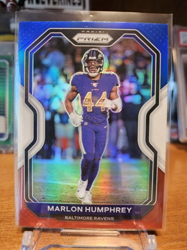 Panini 2020 Prizm Marlon Humphrey Red White Blue Baltimore Ravens ...