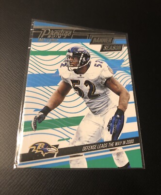2019 Prestige Banner Season Insert #BS-RL Ray Lewis Ravens Football ...