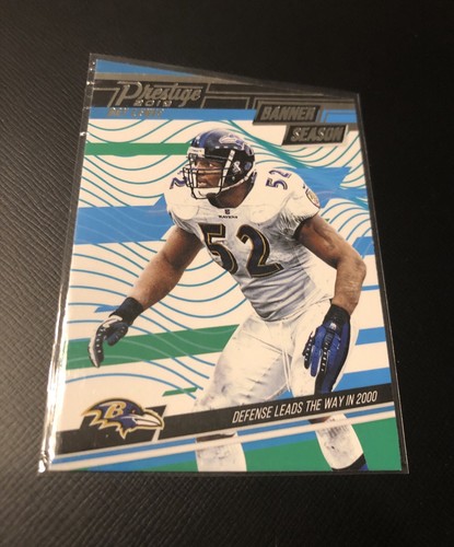 2019 Prestige Banner Season Insert #BS-RL Ray Lewis Ravens Football ...