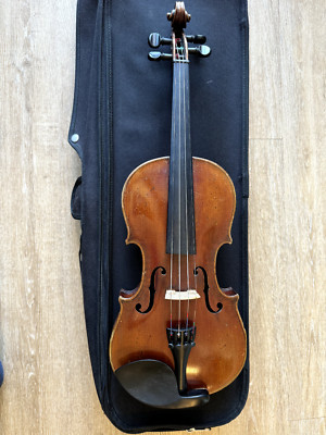 Antique Old German Violin 4/4 - late 19th Century | Bird Compressed Bow ...