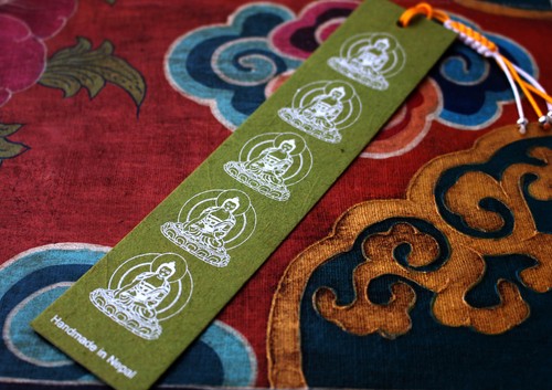 Handmade Lokta Paper Buddha Bookmarks with Charm Tassel | eBay