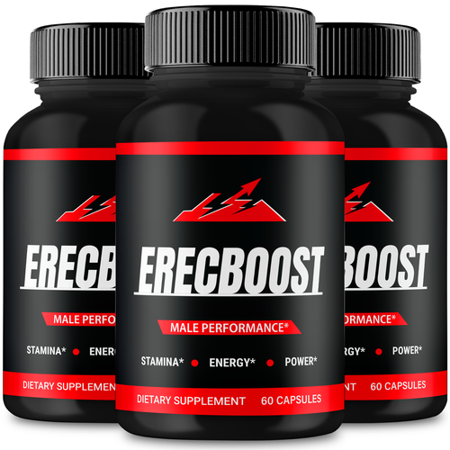 (3 Pack) ErecBoost for Men, Erec Boost Advanced Formula Male Support ...