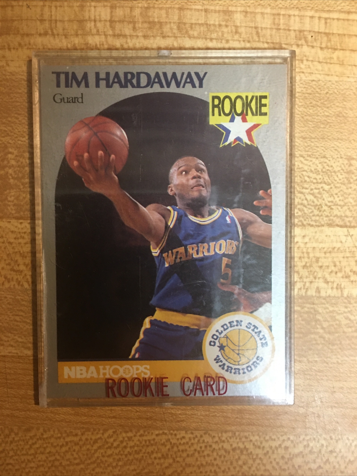 TIM HARDAWAY ROOKIE CARD - 1990 NBA HOOPS # 113 - GOLDEN STATE WARRIORS ...