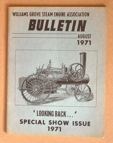 1971 Williams Grove (PA) Steam Engine Association Special Show Bulletin ...