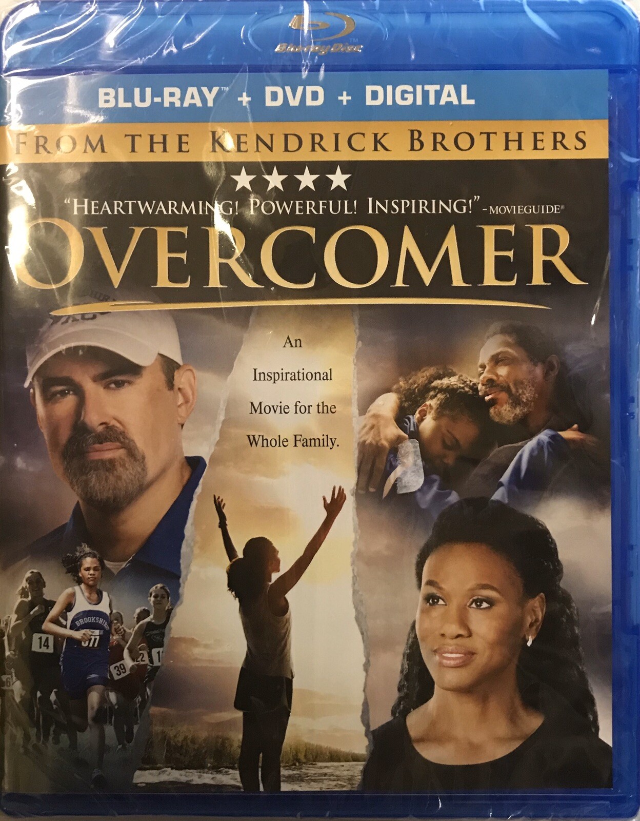 OVERCOMER (Blu-ray+DVD+Digital, 2019) NEW!! **NO SLIPCOVER ...