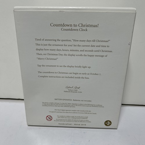 Hallmark Keepsake 2011 Countdown To Christmas Ornament Santa Clock | eBay